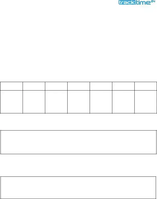 Free Employee Availability Template Simple PDF Form